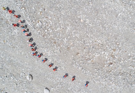 Xue Qiangqiang His Teammates Depart Base Editorial Stock Photo - Stock ...