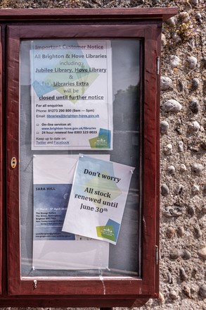 Announcement Local Library Noticeboard That All Editorial Stock Photo ...
