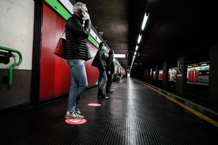 Passengers Subway Indications Safety Rules During Editorial Stock Photo ...