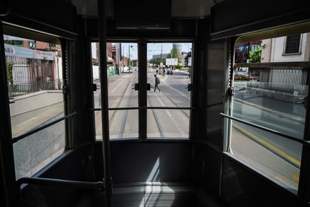 Tram Indications Safety Rules During First Editorial Stock Photo ...