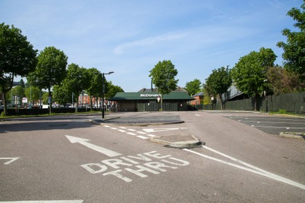 Empty Car Park Mcdonalds Drivethru North Editorial Stock Photo - Stock ...