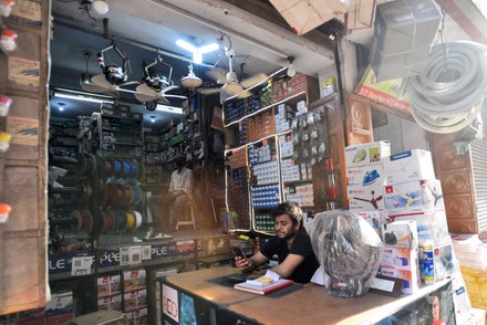 Electrical Goods Store Open Market During Editorial Stock Photo - Stock ...