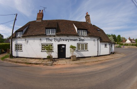 Famous Highwayman Pub Checkendon Rural Pubs Editorial Stock Photo ...