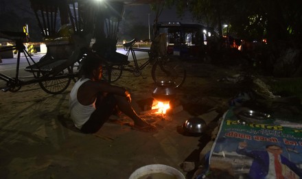 Cycle Rickshaw Puller Cook By Road Editorial Stock Photo - Stock Image ...