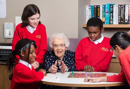 Pupils Seymour Park Primary School Viist Editorial Stock Photo - Stock ...