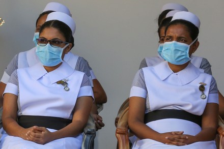 Sri Lankan Nurse Attends Patient On Editorial Stock Photo - Stock Image ...