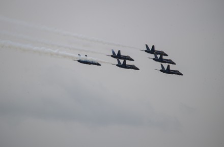 United States Navy Blue Angels Fly Editorial Stock Photo - Stock Image ...