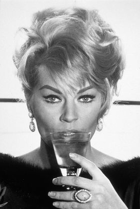 Anita Ekberg Rik Van Nutter 1965 Editorial Stock Photo - Stock Image ...