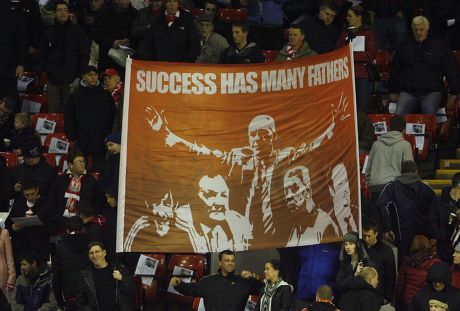 Banner Former Liverpool Managers Bill Shankly Editorial Stock Photo ...