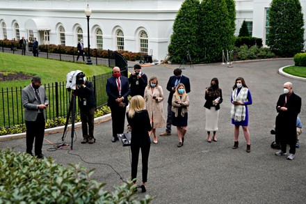 imágenes de White House Press Secretary Interview, Washington, DC, USA ...