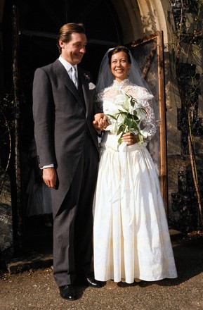 Jenny Agutter Johan Tham Wedding 1990 Redaktionelles Stockfoto ...