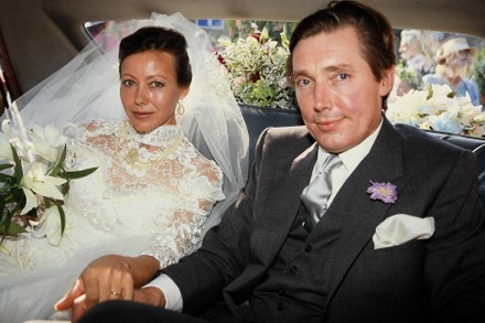 Jenny Agutter Johan Tham Wedding 1990 Redaktionelles Stockfoto ...