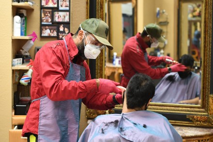 Ricky Barber Works On Customer Man Editorial Stock Photo - Stock Image ...
