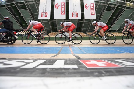 Polish National Track Cycling Team Members Editorial Stock Photo ...