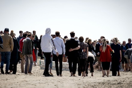 Relatives Killed Surfers Joost Sander Hold Editorial Stock Photo ...