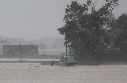 Boats See Heavy Rain Wind Cyclone Editorial Stock Photo - Stock Image ...