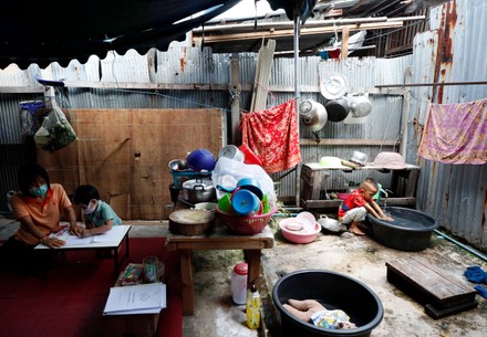 Children Low Income Families Study During Editorial Stock Photo - Stock ...