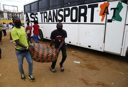 Students Teachers Board Governmentchartered Bus Convoy Editorial Stock ...
