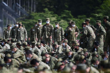 Troops Japanese Selfdefense Army Attend Japan Editorial Stock Photo ...