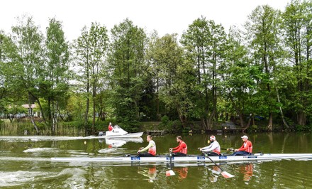 Polish Rowers Lr Michal Szpakowski Mateusz Editorial Stock Photo ...