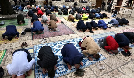 Bosnian Muslims Wearing Face Mask Attend Editorial Stock Photo - Stock ...