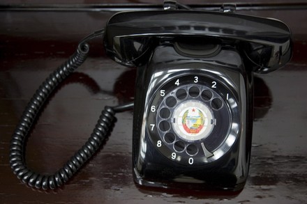 Classic Black Rotary Dial Phone National Editorial Stock Photo - Stock ...