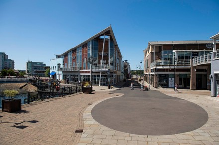 __COUNT__ Cardiff Bay on Bank Holiday Monday during Lockdown, UK - 25 ...
