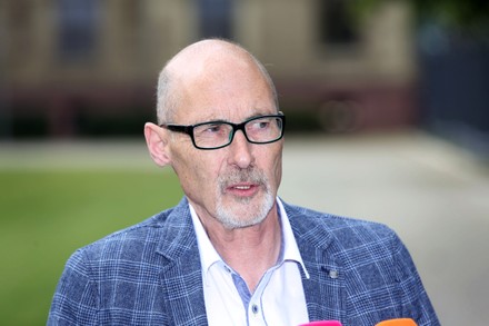 Plaintiff Herbert Gilbert Speaks Journalists Near Editorial Stock Photo ...