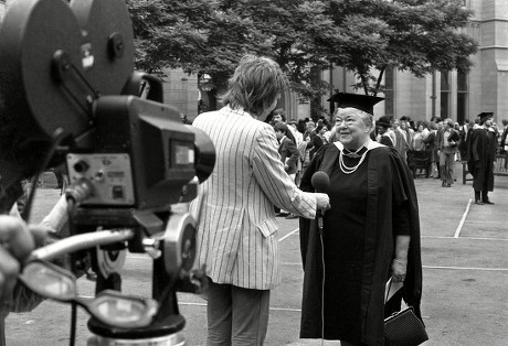 Violet Carson Being Interviewed By Tv Editorial Stock Photo - Stock ...