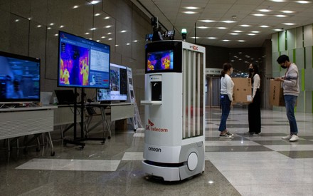 Autonomous Robot C Sk Telecom Omron Editorial Stock Photo - Stock Image ...