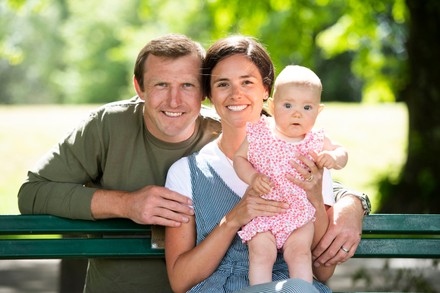 Wales Rugby Player Hadleigh Parkes Wife Editorial Stock Photo - Stock ...