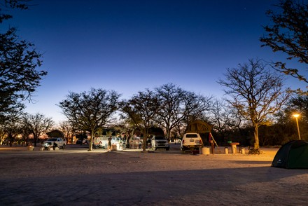 Halali Rest Camp Night Etosha National Editorial Stock Photo - Stock ...