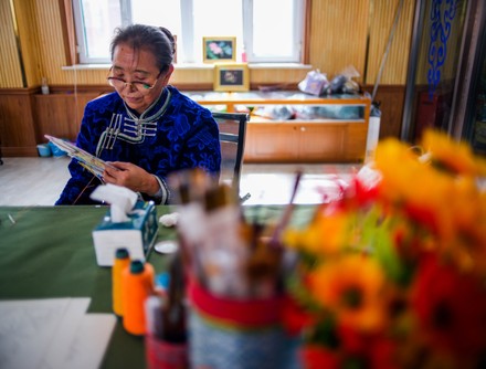 China Inner Mongolia Alxa Embroidered Thangka - 29 May 2020 Stock ...