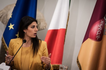 Mayor Virginia Raggi presents #Scaricalincivile, Rome, Italy, Italy ...