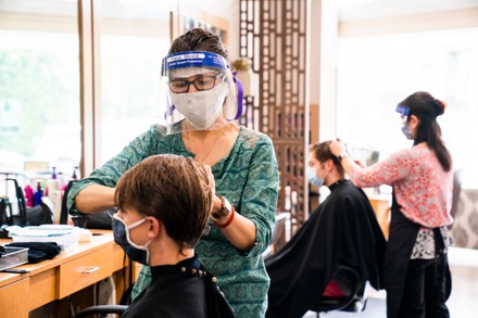 Washington DC begins phase one reopening, USA - 29 May 2020 Stock ...