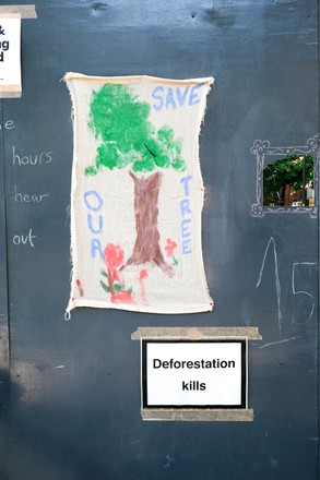 Happy Man Tree protest, London, UK. - 30 May 2020. Stock Pictures ...