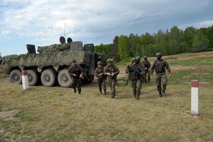 Polish Soldiers 2nd Motorized Infantry Company Editorial Stock Photo ...