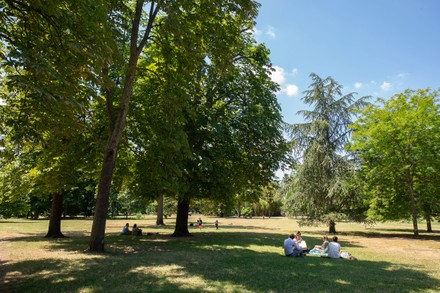 People Enjoy Sun Bordeaux Park Bordeaux Editorial Stock Photo - Stock ...