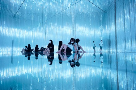 Visitors Look Digital Artwork By Japanese Editorial Stock Photo - Stock ...