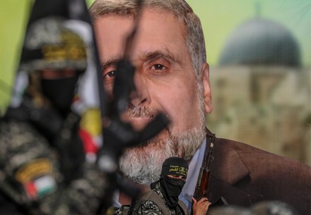 Memorial ceremony in Gaza for former Islamic Jihad leader Ramadan ...