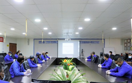Employees China Gezhouba Group Corporation Cggc Editorial Stock Photo ...