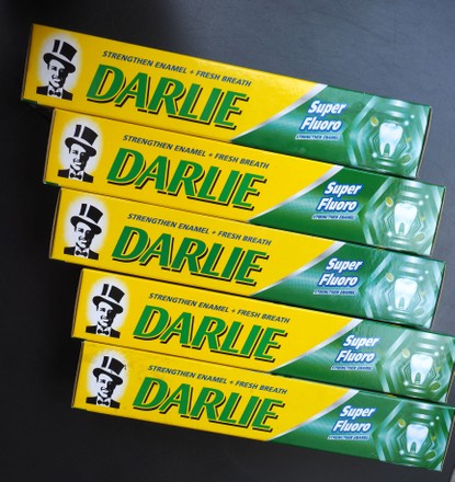 Tubes Darlie Toothpaste Displayed Sale Supermarket Editorial Stock ...