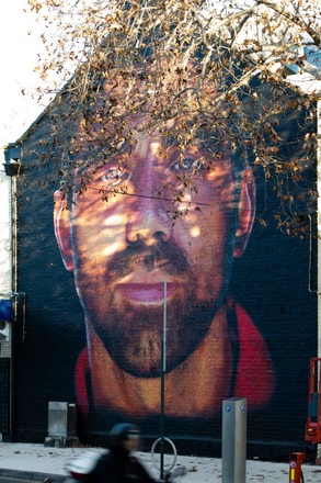 Afl Legend Adam Goodes Mural Painted Editorial Stock Photo - Stock ...