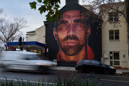 Detail Mural Former Australian Football League Editorial Stock Photo ...