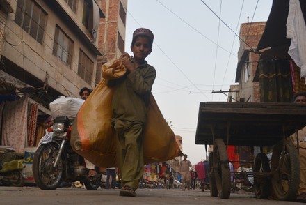 Pakistani Young Laborer Busy Their Workplace Editorial Stock Photo ...