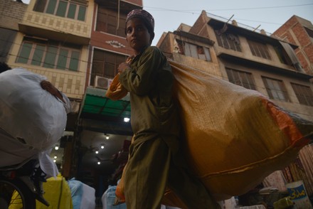 Pakistani Young Laborer Busy Their Workplace Editorial Stock Photo ...