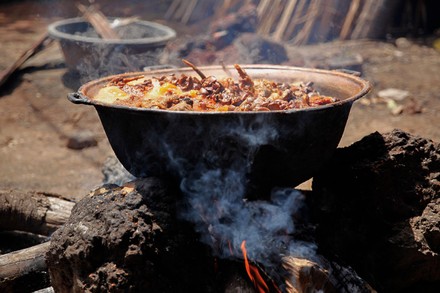 Meat Wildlife Locally Referred Bushmeat Cooked Editorial Stock Photo ...