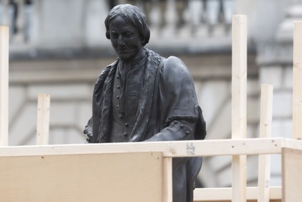 Britain London Anti Racism Protests Statue Protection - 12 Jun 2020 ...