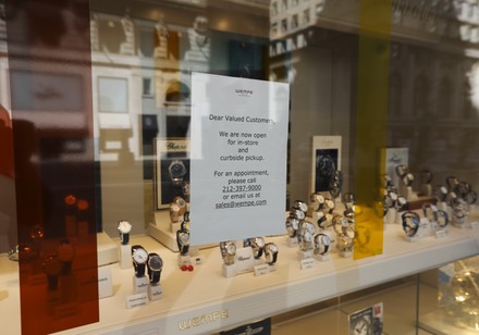 Notice About Current Store Service Seen Editorial Stock Photo - Stock ...