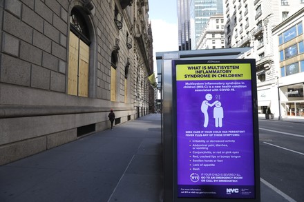 Public Information Screen Shows Knowledge Covid19 Editorial Stock Photo ...